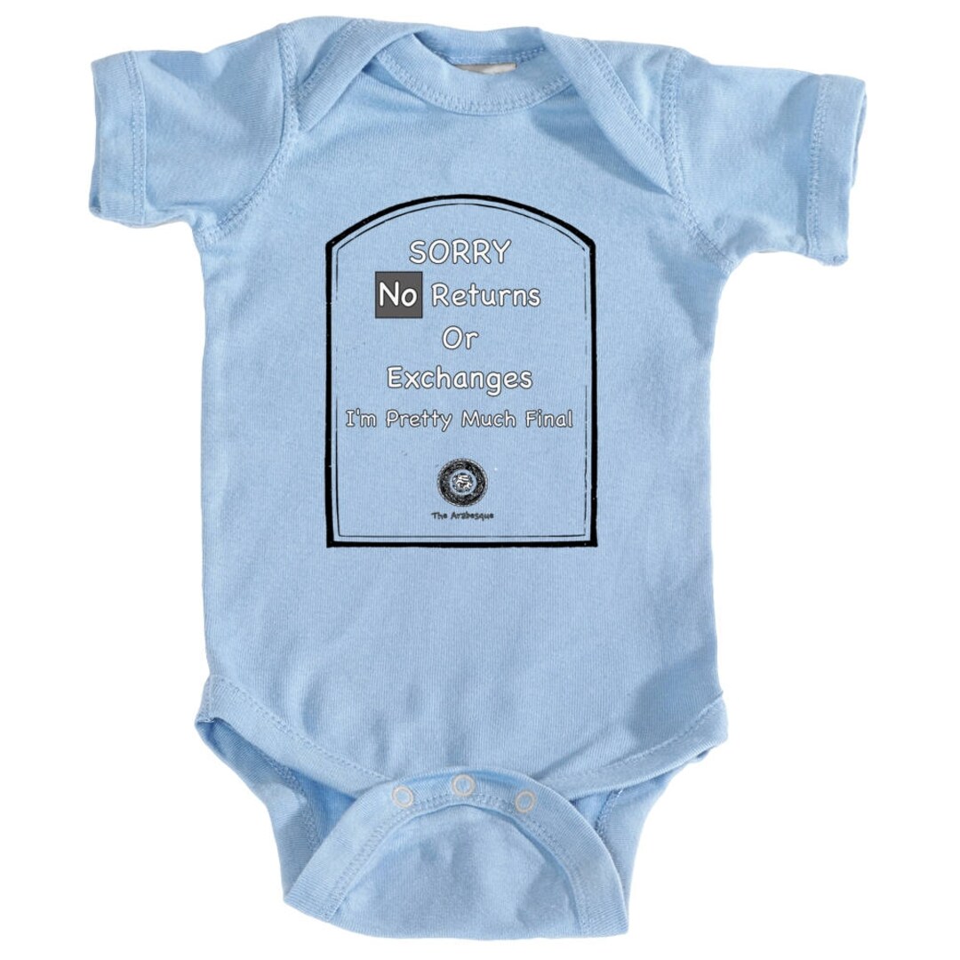 Cute and Funny Infant 100% Cotton Bodysuit for Newborn Baby Shower Gift ...