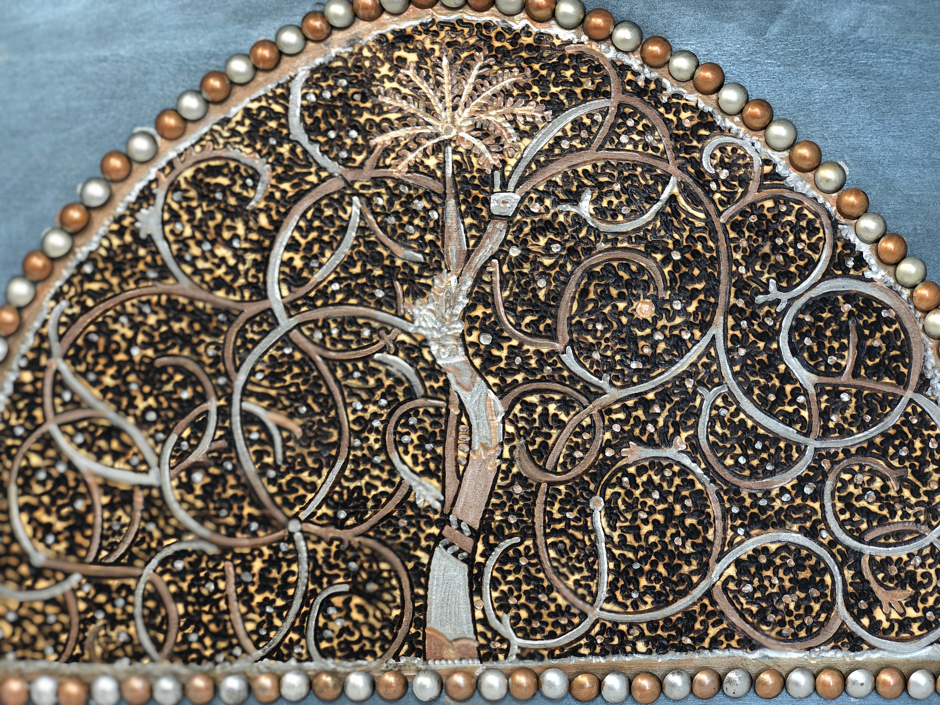 The Arabesque® Medieval Indian Tree of Life Arabesque; Indian art ...