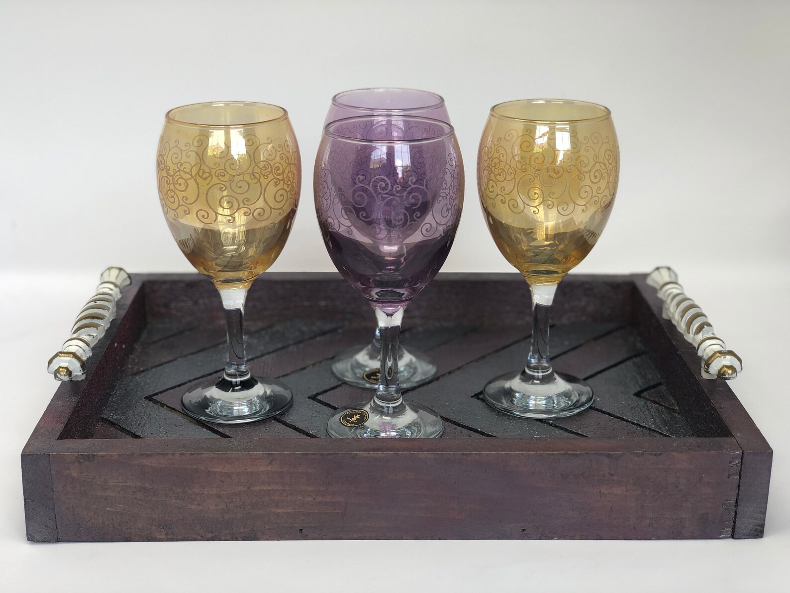 The Arabesque® Large 12" X 16" X 2" Decorative Rustic Coffee Table or ...