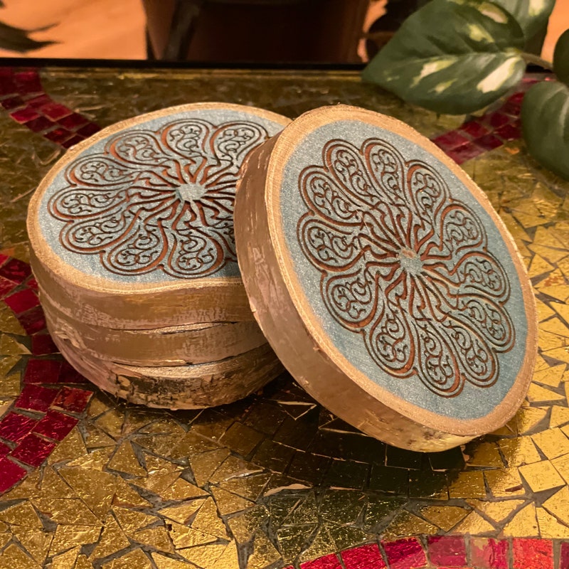 Moroccan Coasters - Etsy