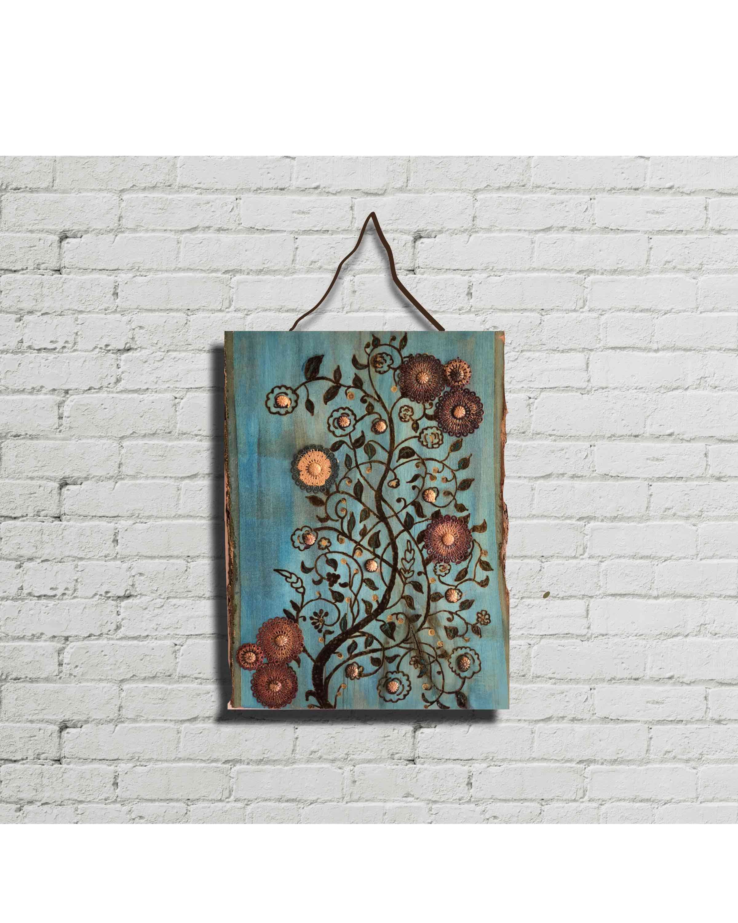 The Arabesque Wooden Handmade and Handcrafted Wall Hanging With ...