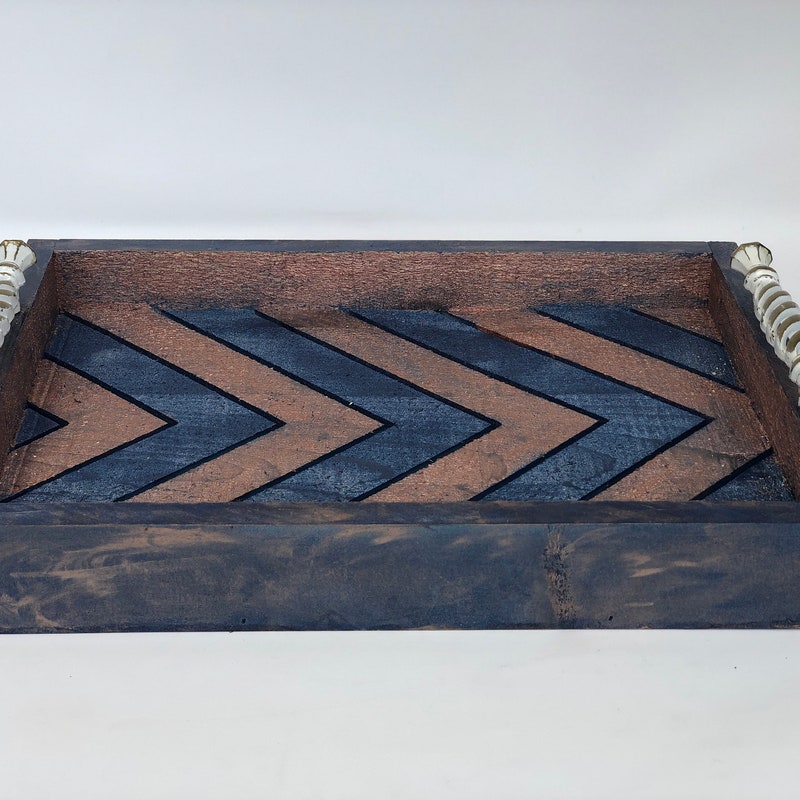 Chevron Tray - Etsy