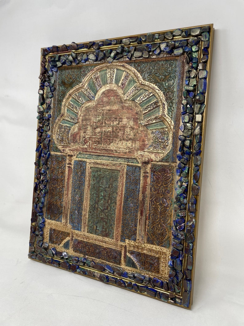 The Arabesque "cordoban Dream" 12 X 16" Wooden Wall Art Plaque ...