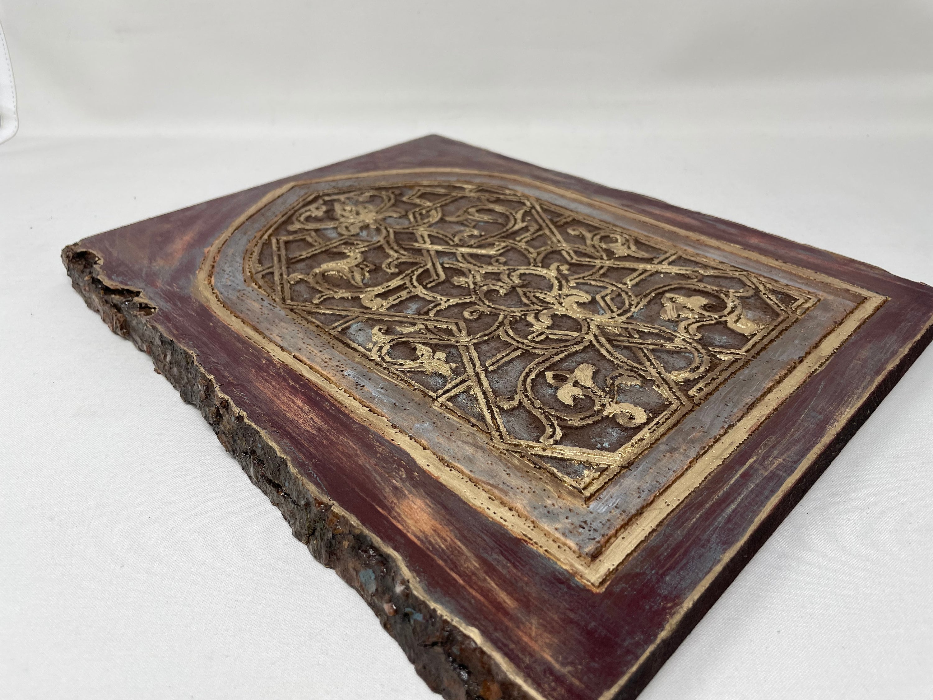 The Arabesque® Medieval Mamluk Arabesque Window Pattern Wooden Wall Art