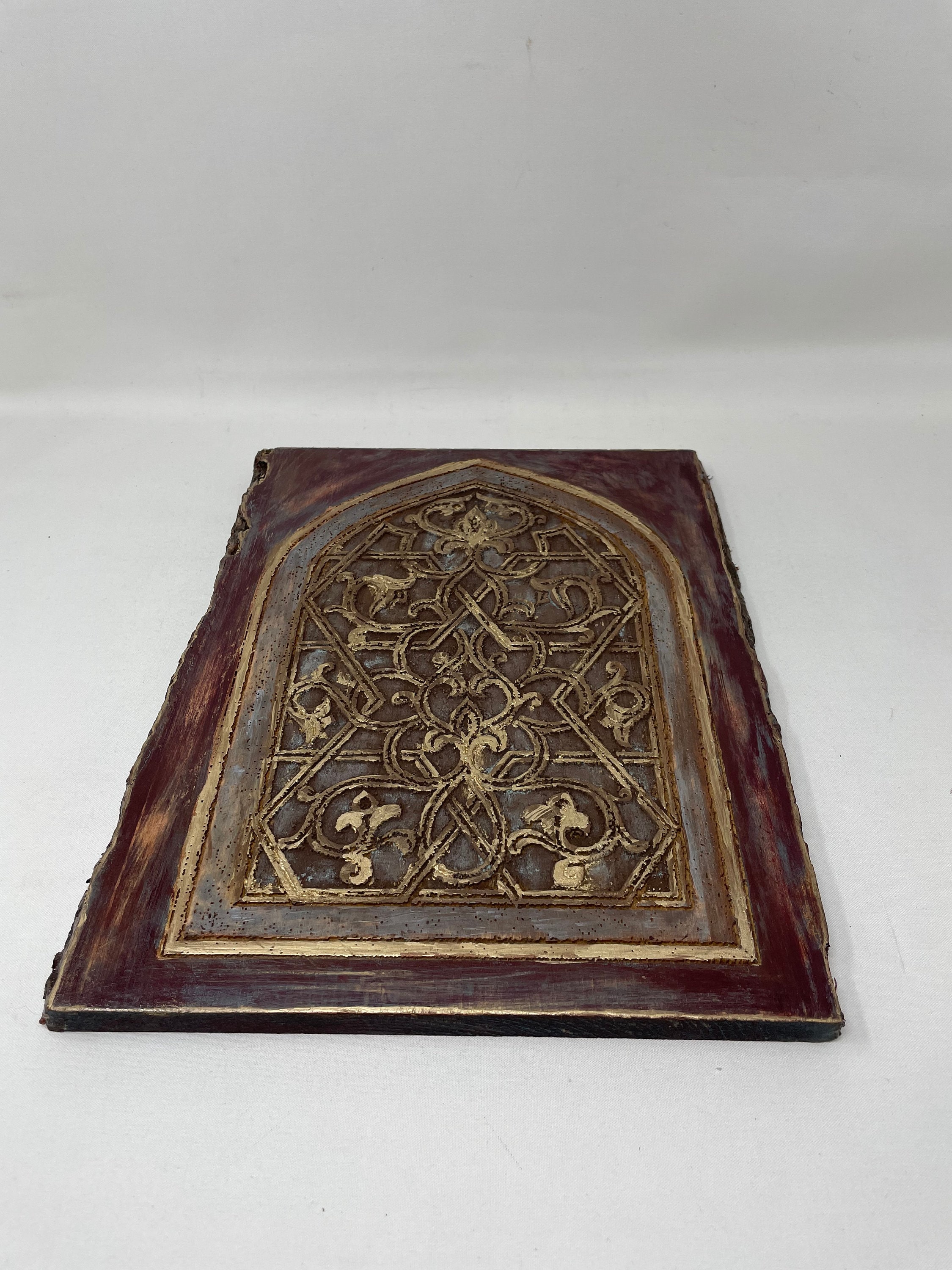 The Arabesque® Medieval Mamluk Arabesque Window Pattern Wooden Wall Art