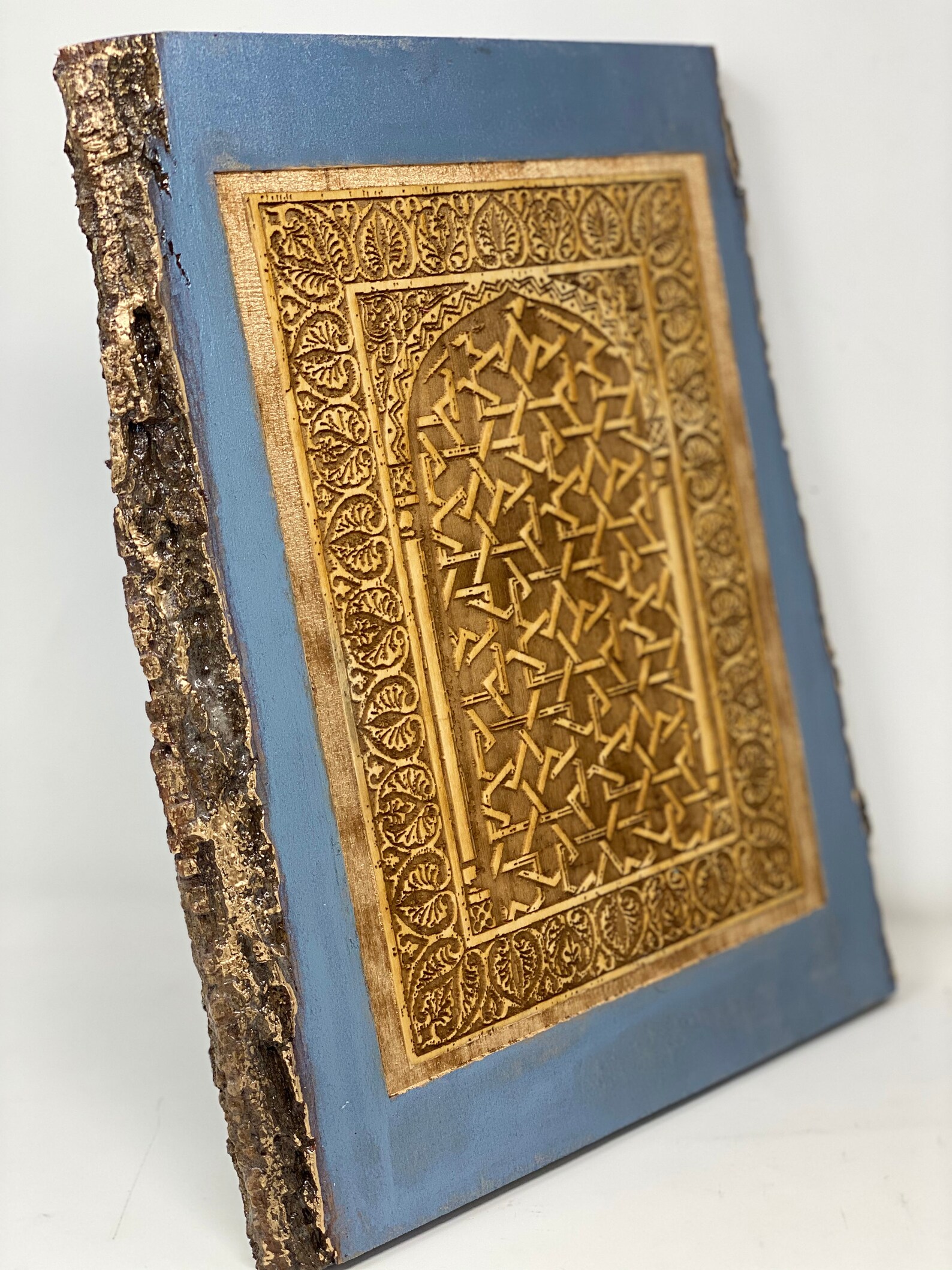 The Arabesque® Wall Decor Art With Engraving of Geometric and - Etsy