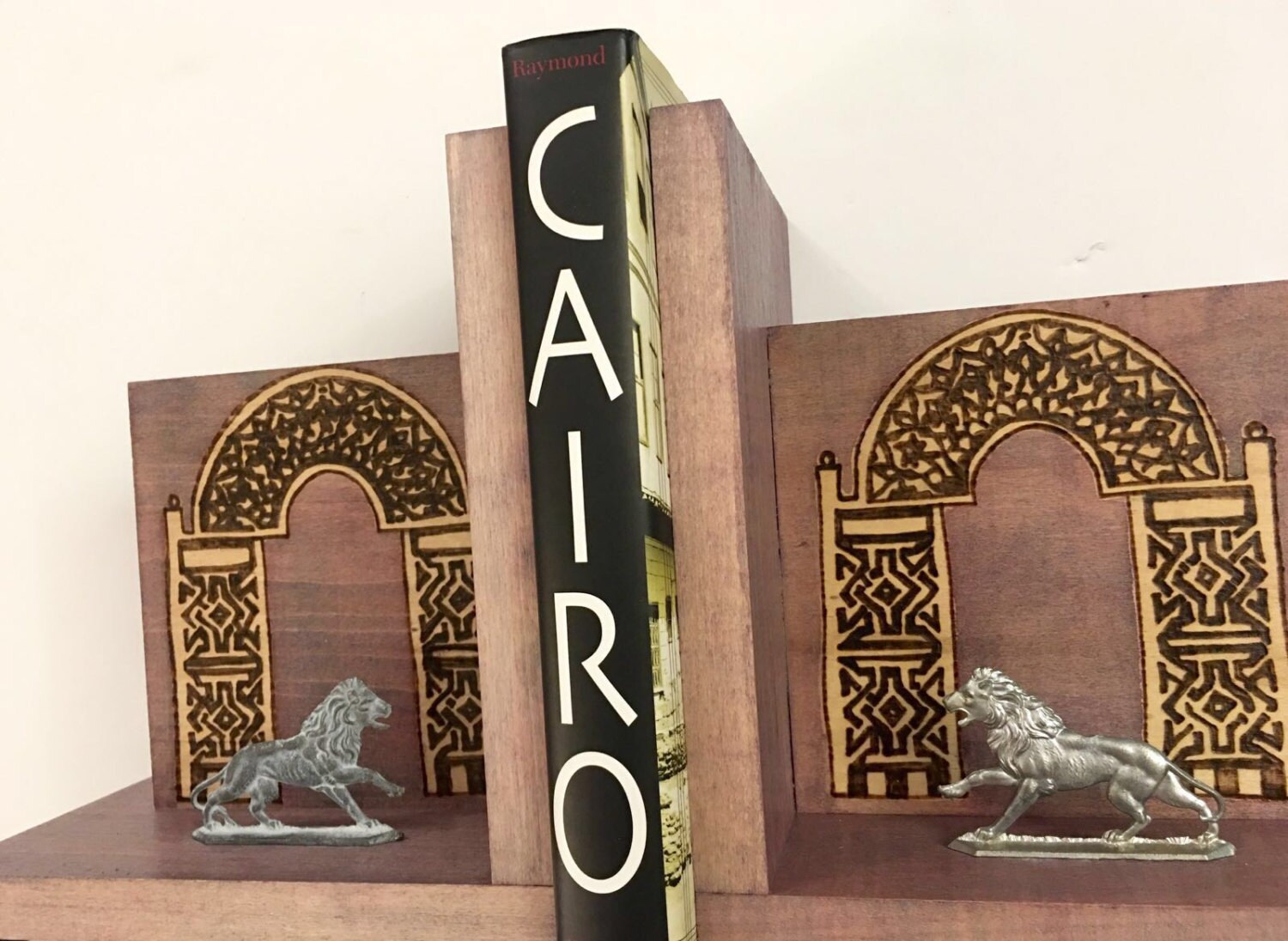 Historian Bookends; Mamluk Art; Zahir Baybars Bookends; Lions; Medieval ...