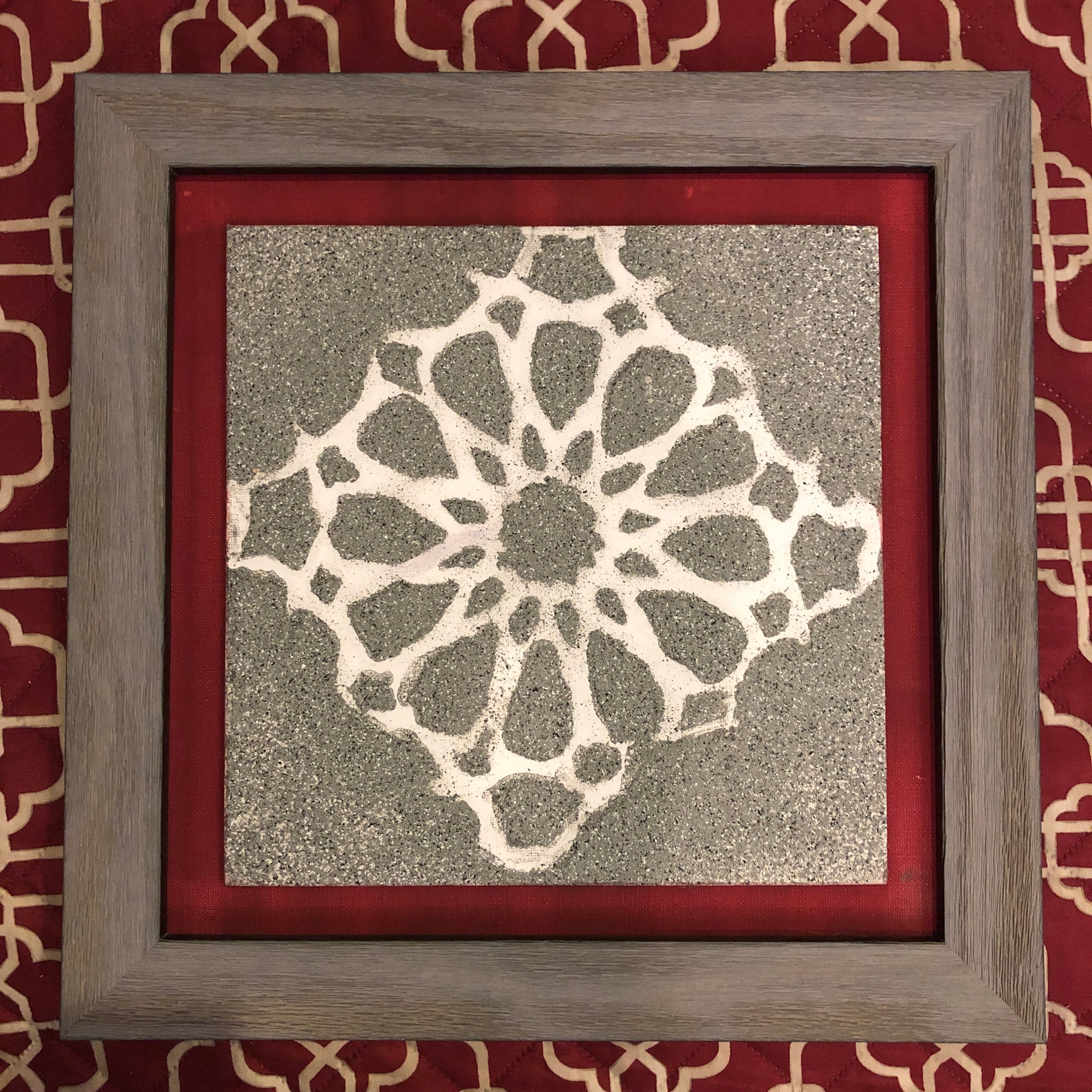 The Arabesque® Square Modern-look Framed Wall Art With - Etsy