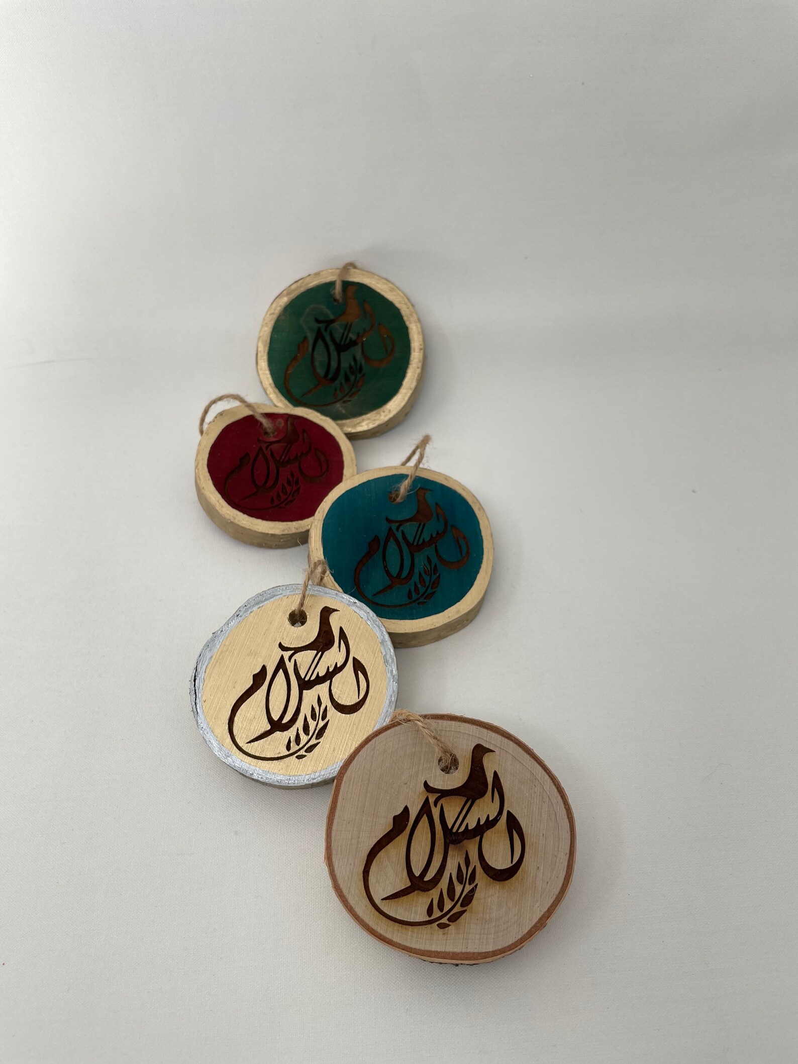 The Arabesque Handmade and Laser Engraved Arabic Calligraphy Peace ...
