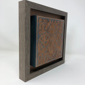 The Arabesque® Silver and Gold Tone Wooden 8 X 8 Shadow Box Frame With ...