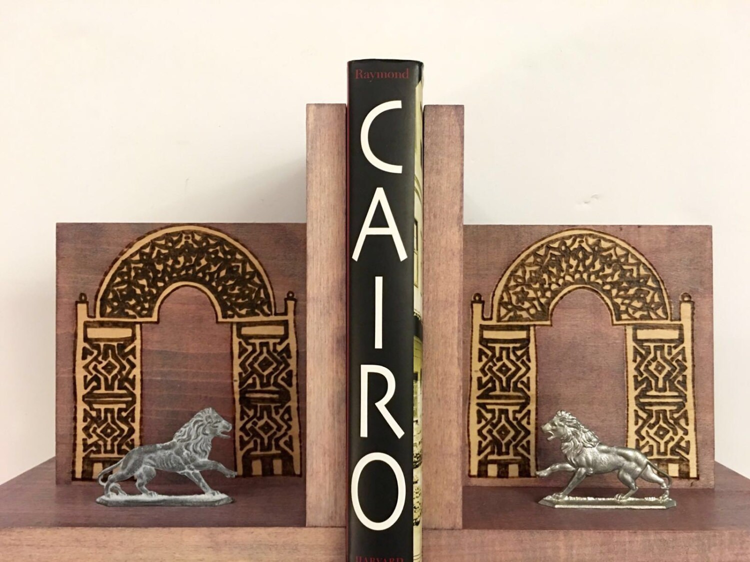 Historian Bookends; Mamluk Art; Zahir Baybars Bookends; Lions; Medieval ...