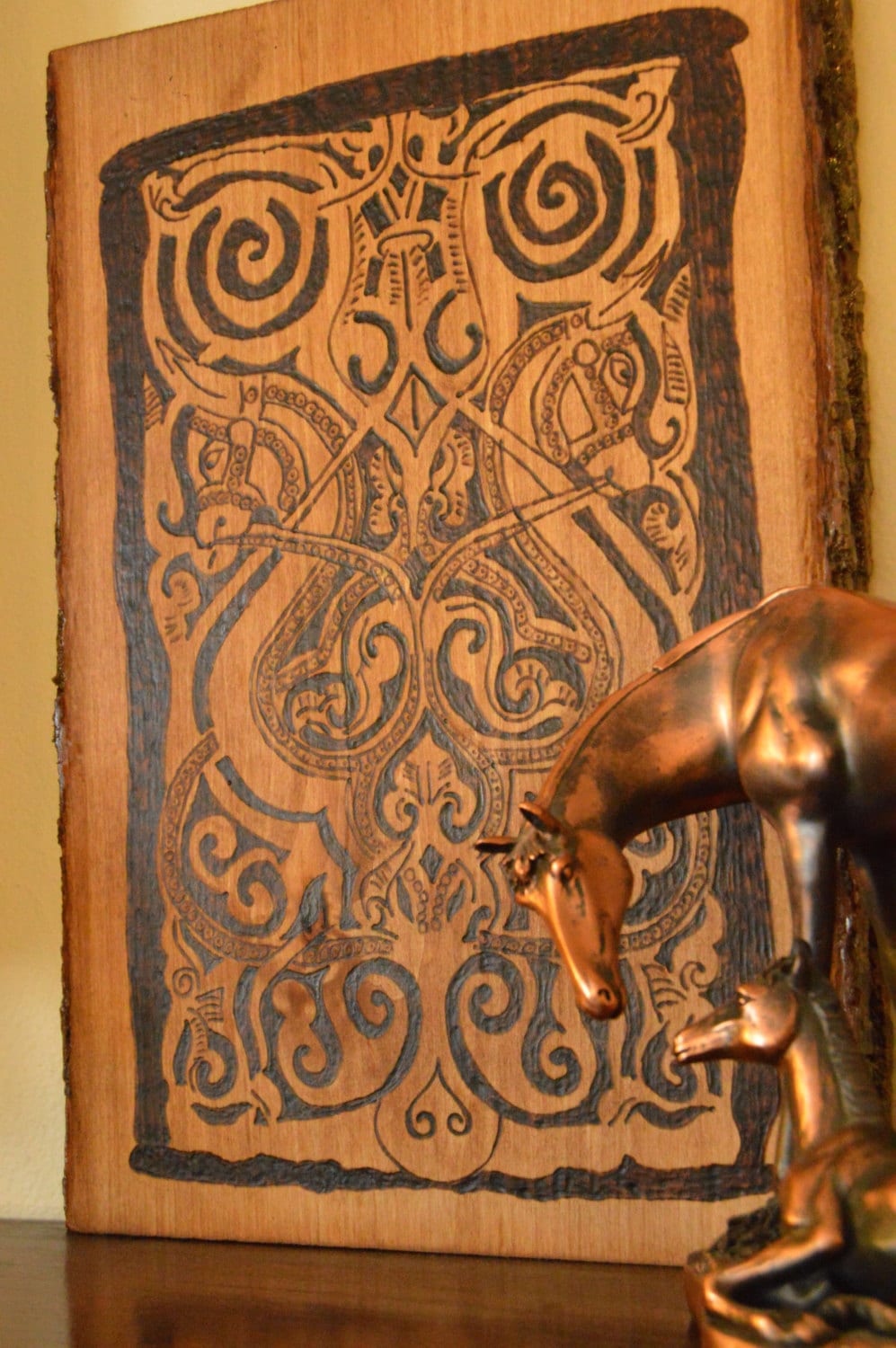 Wooden Wall Art; home decor; medieval art; horse art; historical art ...