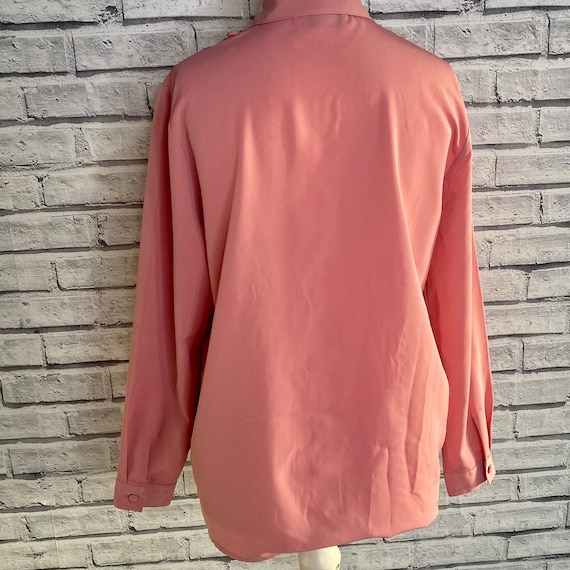 Vintage 1980s ‘Heather Valley’ Pink Blouse Shirt Top… - Gem