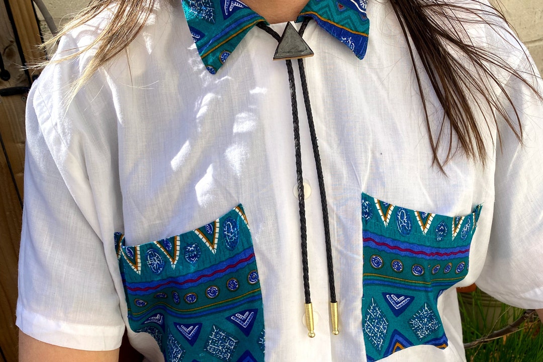Black Triangle Ceramic Bolo Tie, Minimalist Bolero - Etsy
