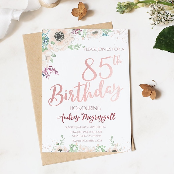85th Birthday - Etsy