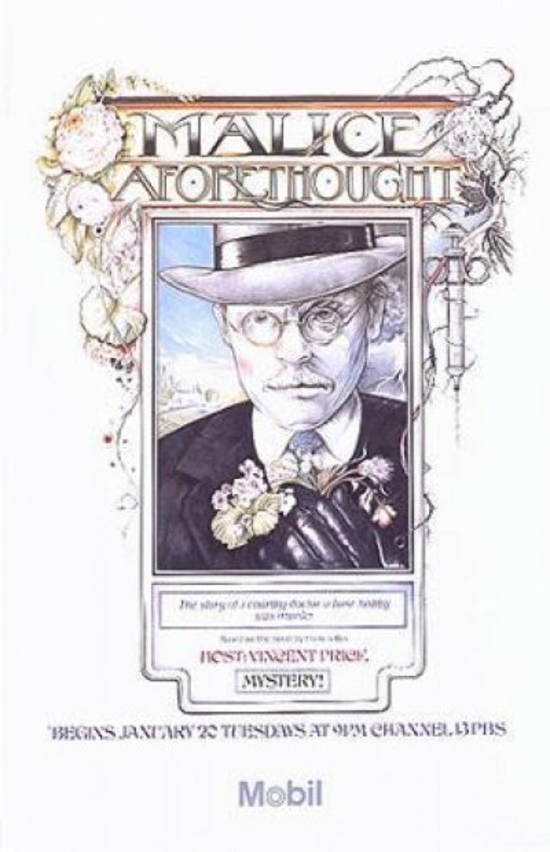 Malice Aforethought. Original Poster. - Etsy