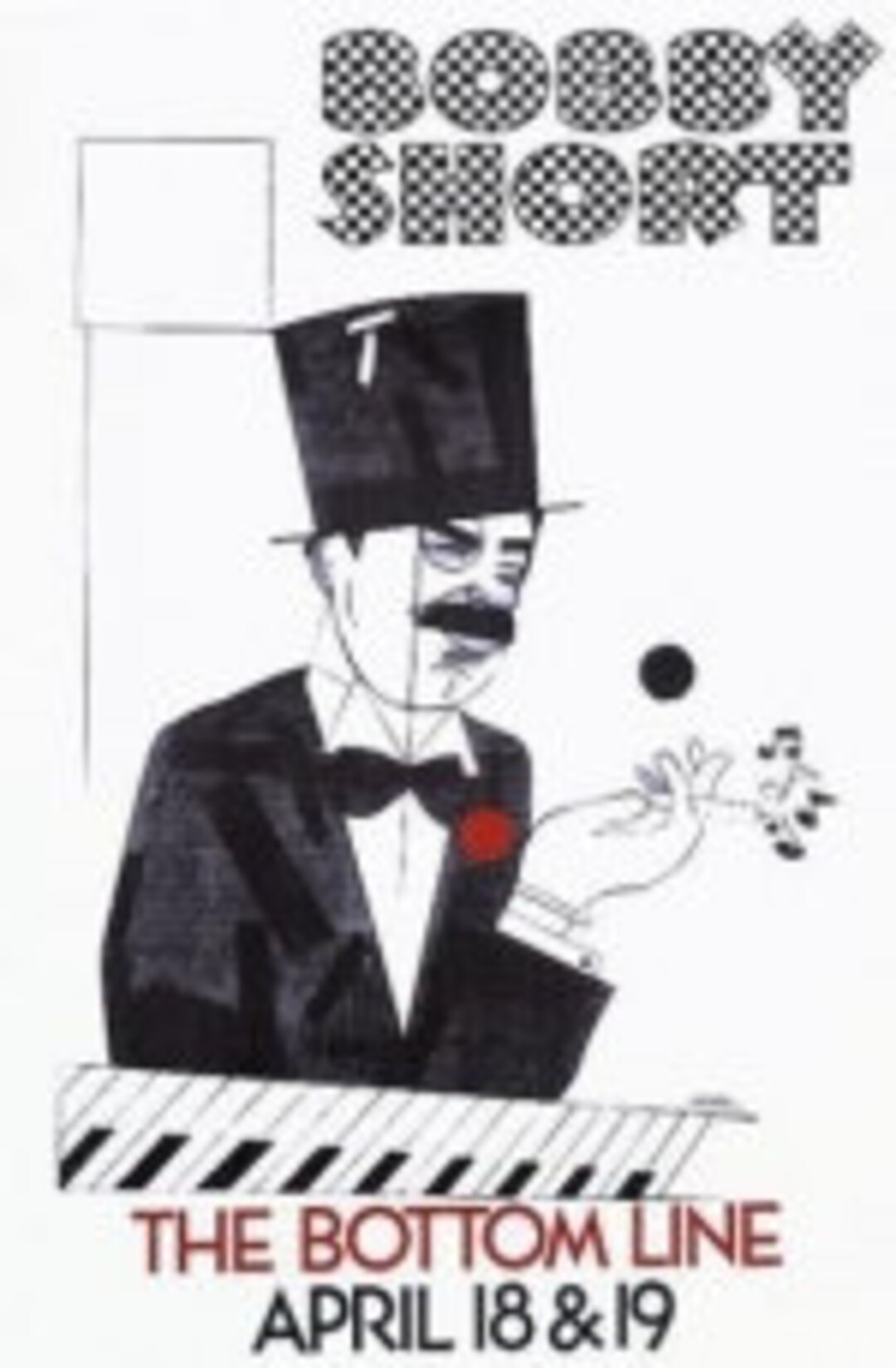 Bobby Short / the Bottom Line. Original Poster. - Etsy