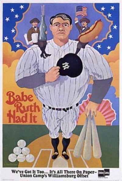 Babe Ruth Had It. Original Poster. 1971 - Etsy