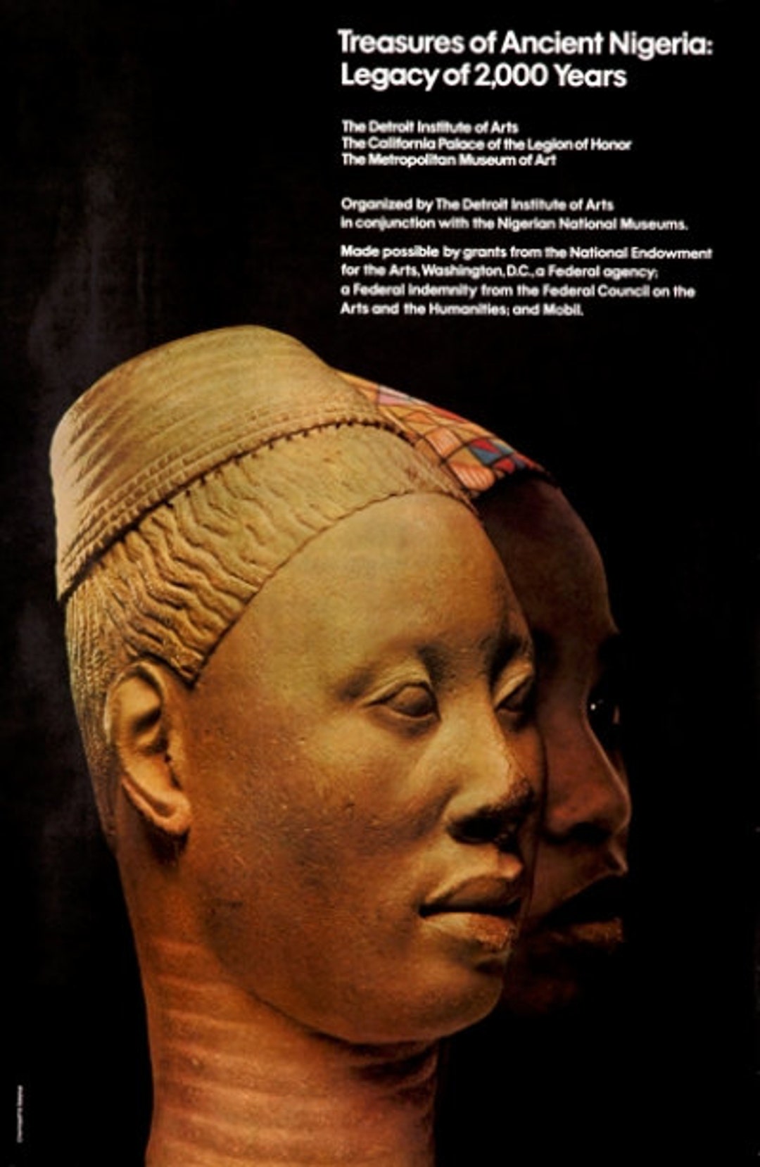 Treasures of Ancient Nigeria. Original Poster. - Etsy