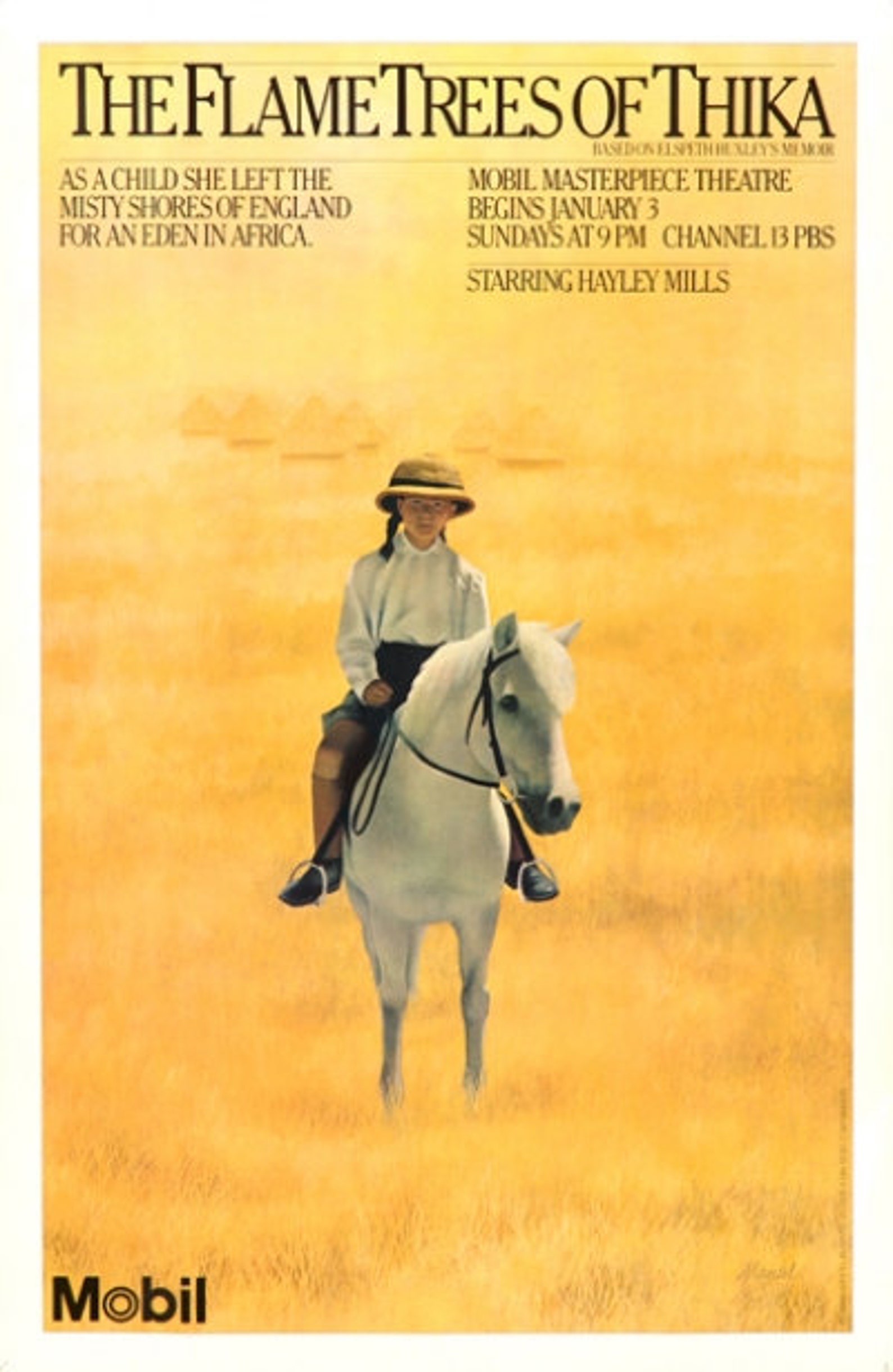 The Flame Trees of Thika. Original Poster. - Etsy