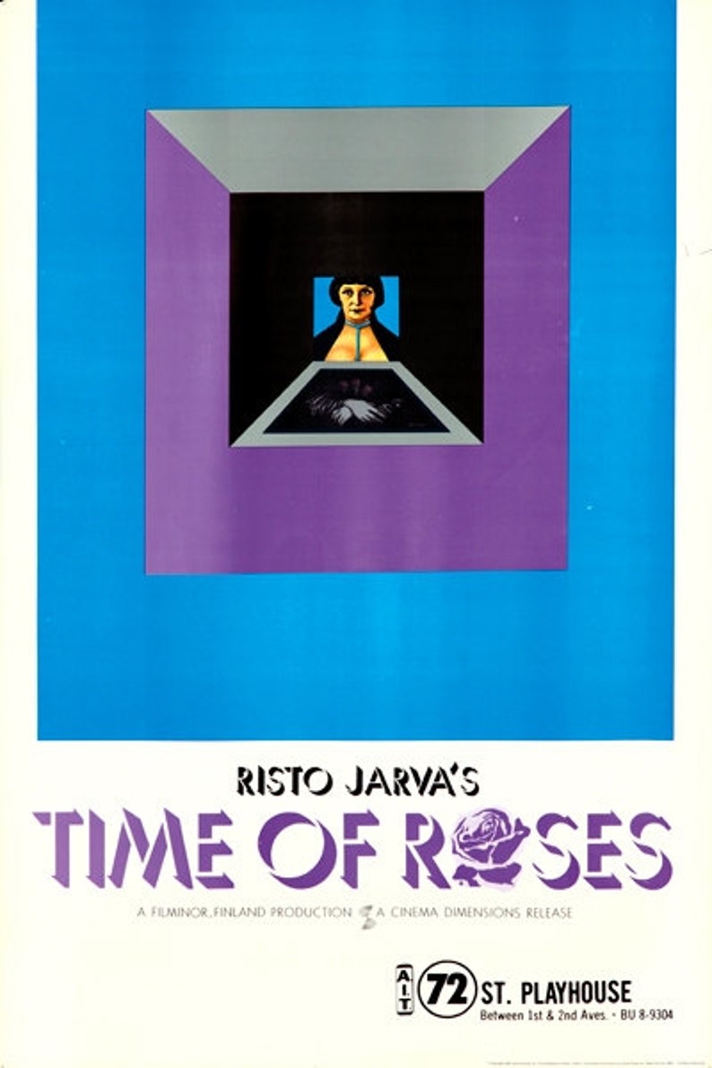 Time of Roses. Original Poster. 1970 - Etsy