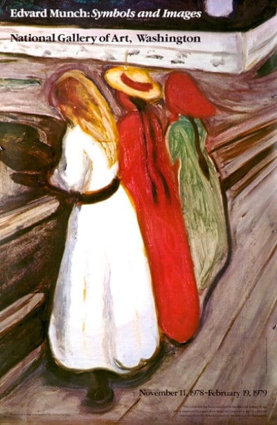 Edvard Munch: Symbols and Images. Original Poster. 1978 - Etsy