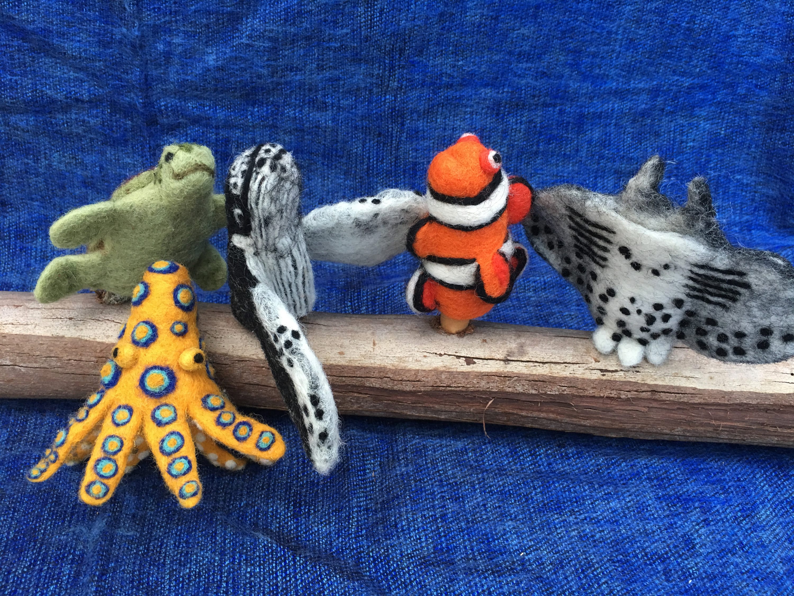 Australian Ocean Finger Puppets Set of 5 Wool Felt | Etsy