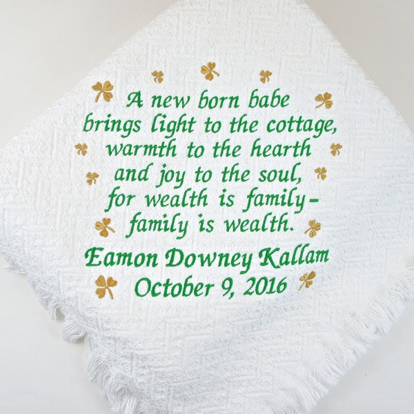 Irish Baby Blessing - Etsy