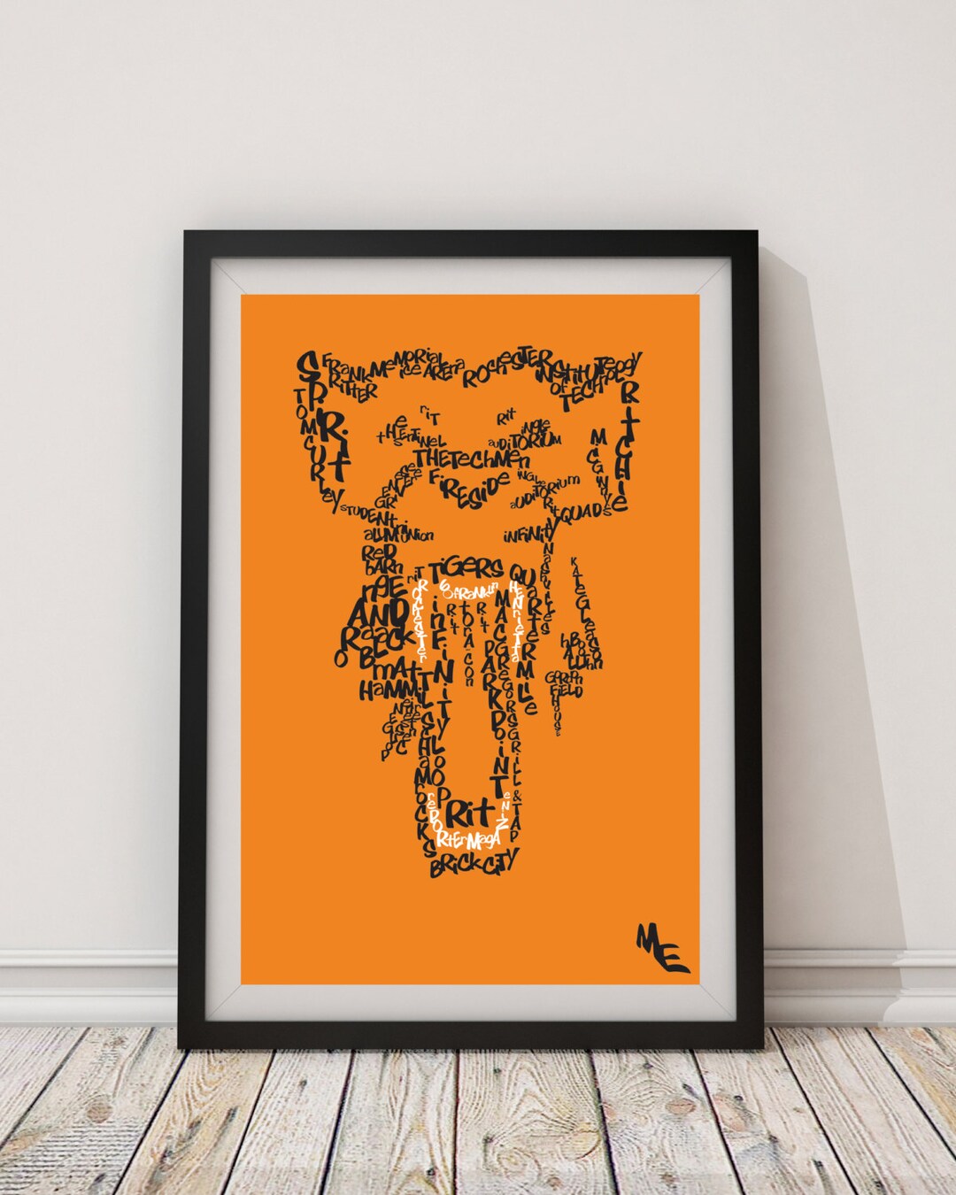 RIT Typography, Custom Wall Poster, Digital Wall Print - Etsy