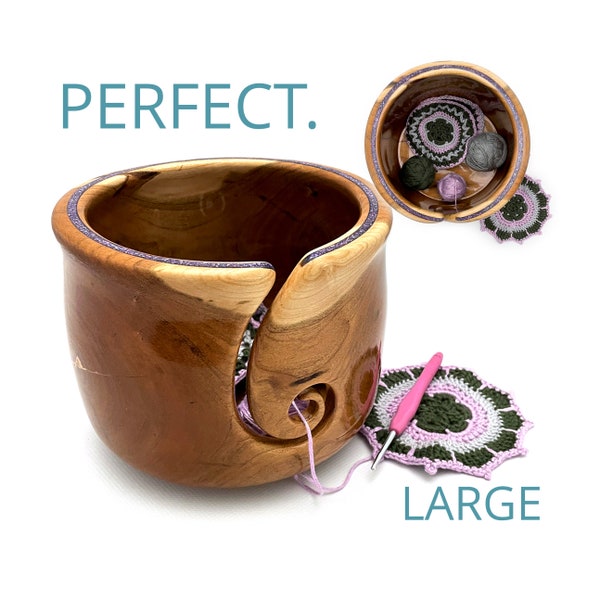 Large Yarn Bowl - Etsy