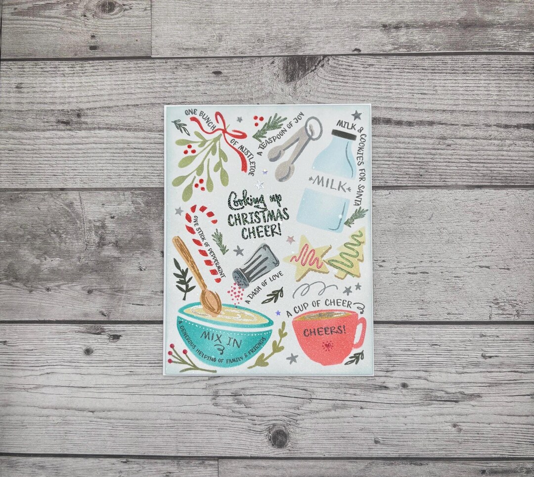 Holiday Baking Card - Etsy