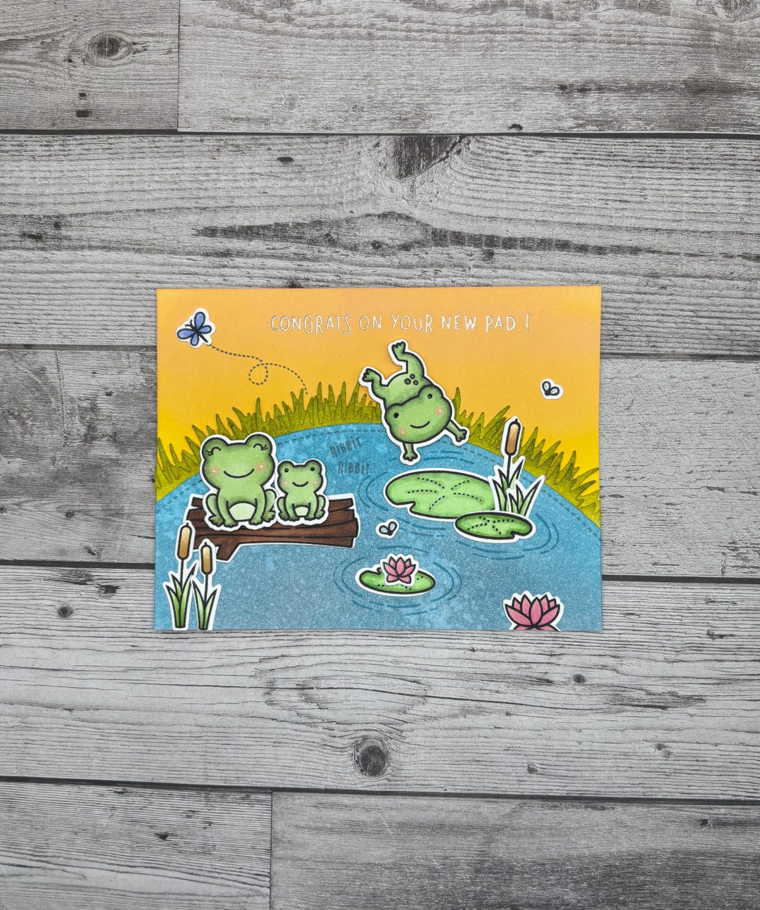 New Home - 'congrats on Your New Pad' Card - Etsy