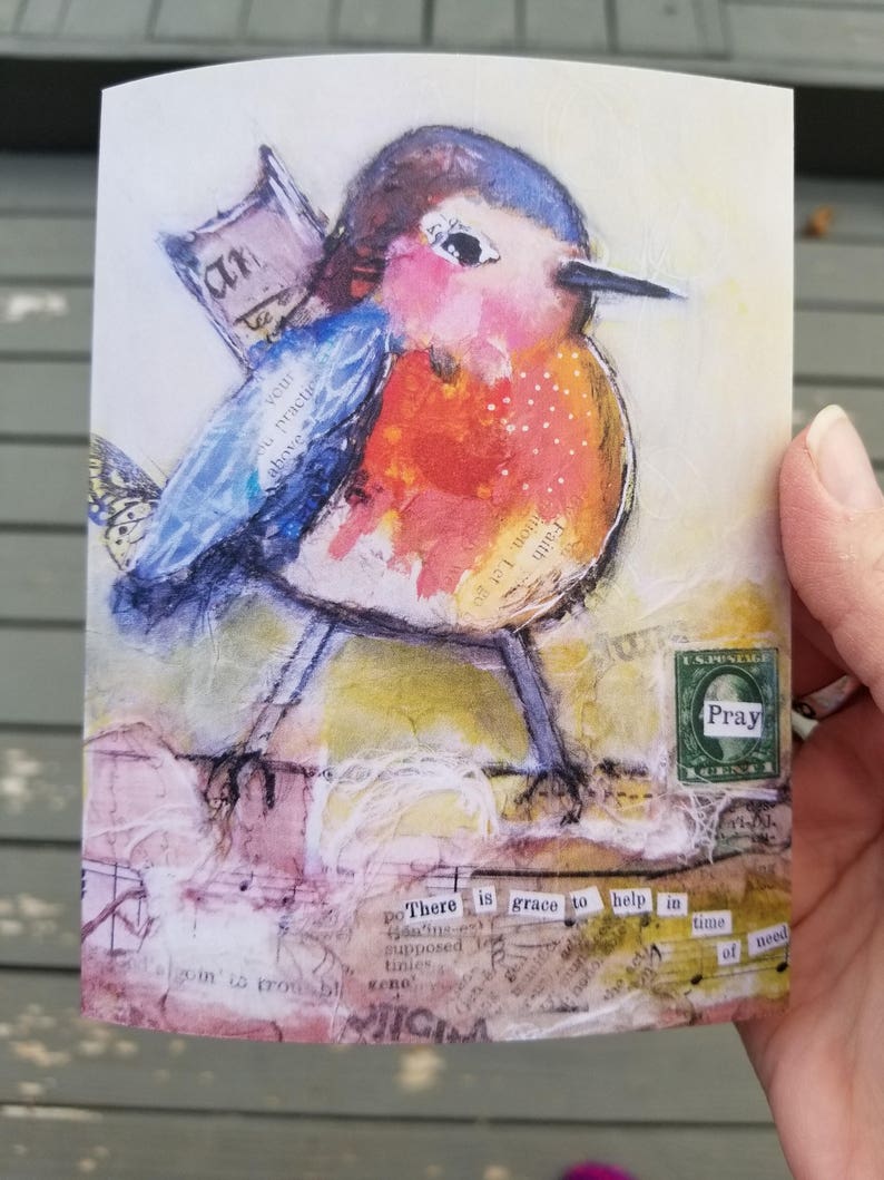 Birds Note Card Pack, 5 Pack - Etsy