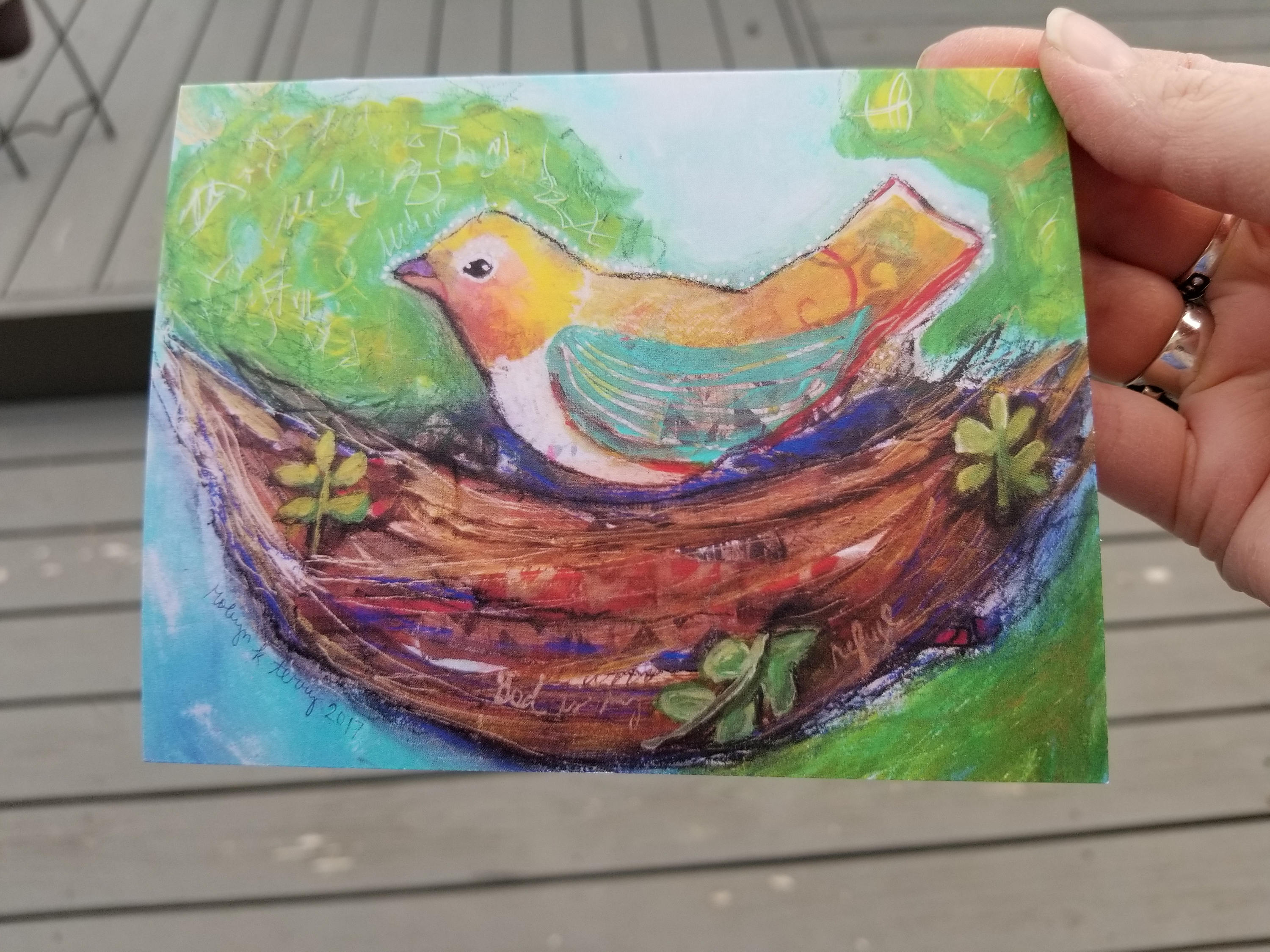 Birds Note Card Pack, 5 Pack - Etsy