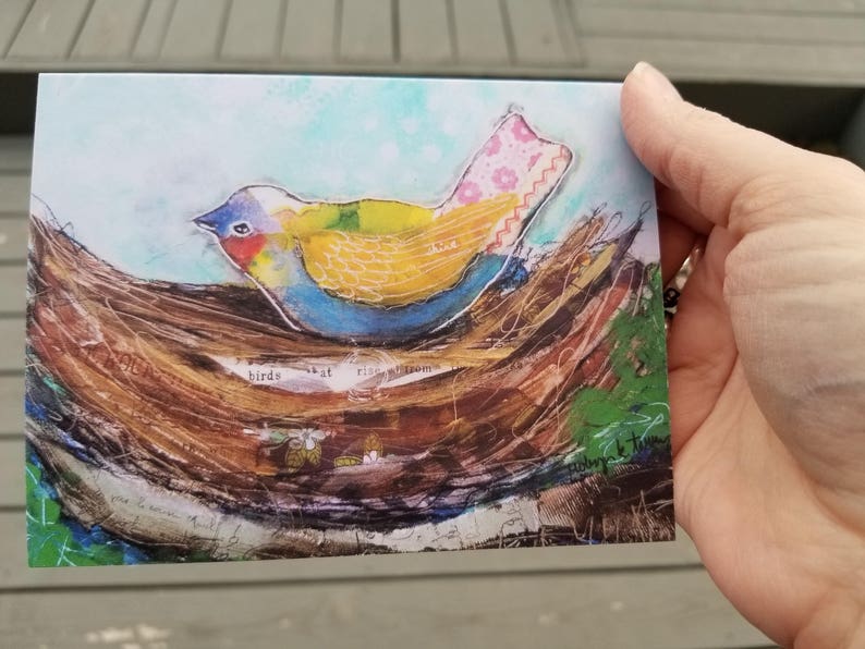 Birds Note Card Pack, 5 Pack - Etsy