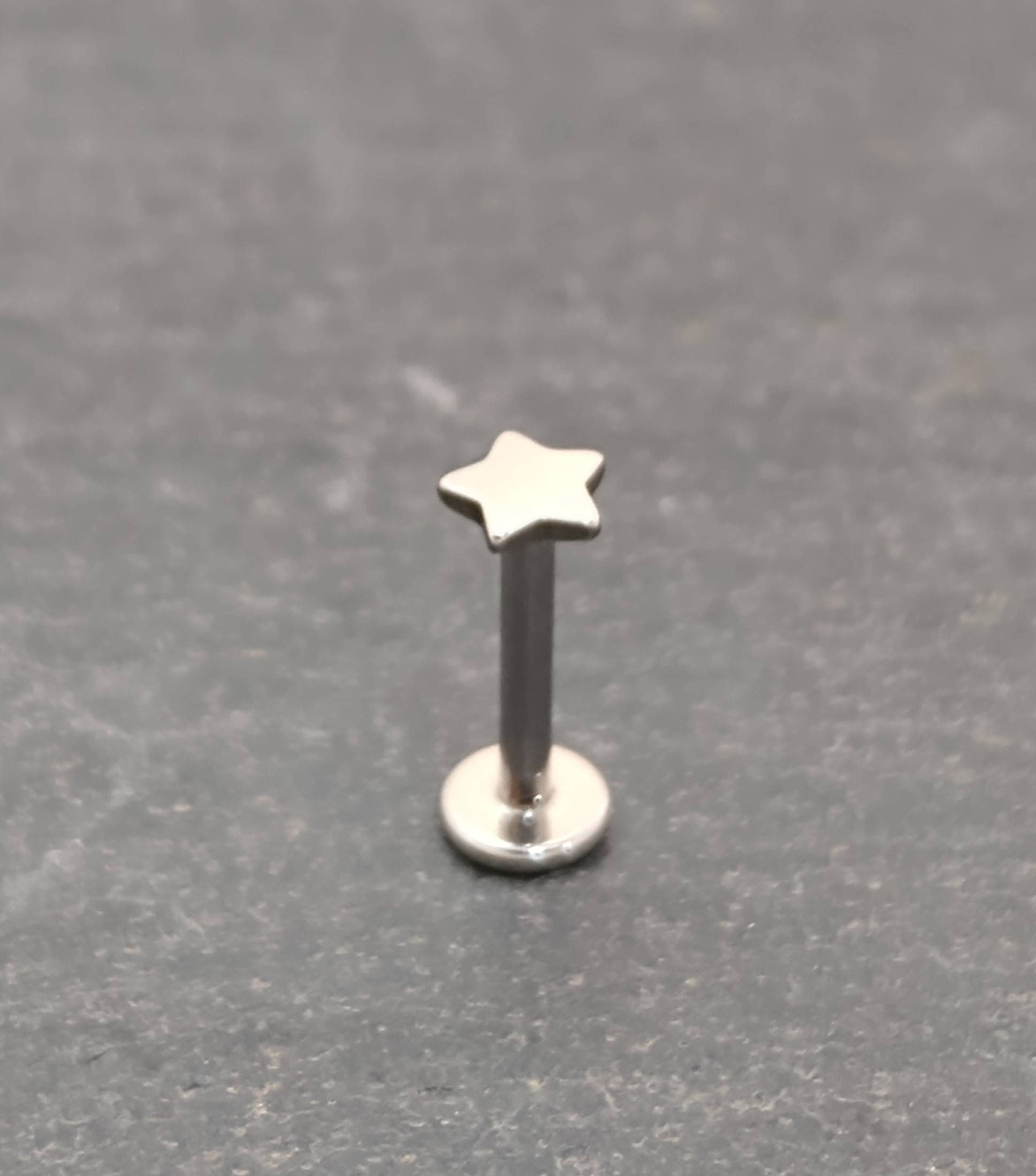 Tiny Star Labret Stud Titanium 16 Gauge Helix Earring | Etsy