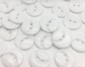 White Buttons | Etsy