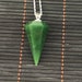 Canadian Jade Healing Point Pendulum Pendant, 2723 - Etsy