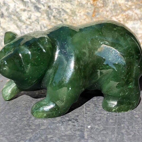 Canadian Nephrite Jade Carving Inukshuk - Etsy