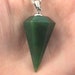 Canadian Jade Healing Point Pendulum Pendant, 2723 - Etsy