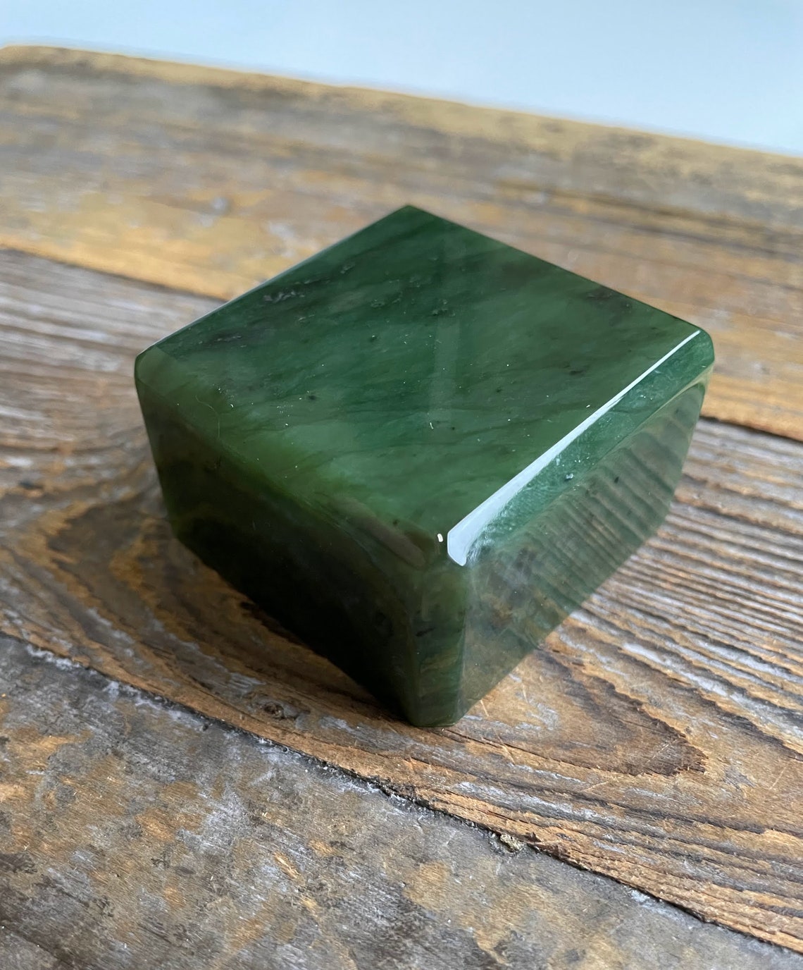 Canadian Jade Cube Specimen 1.75 - Etsy