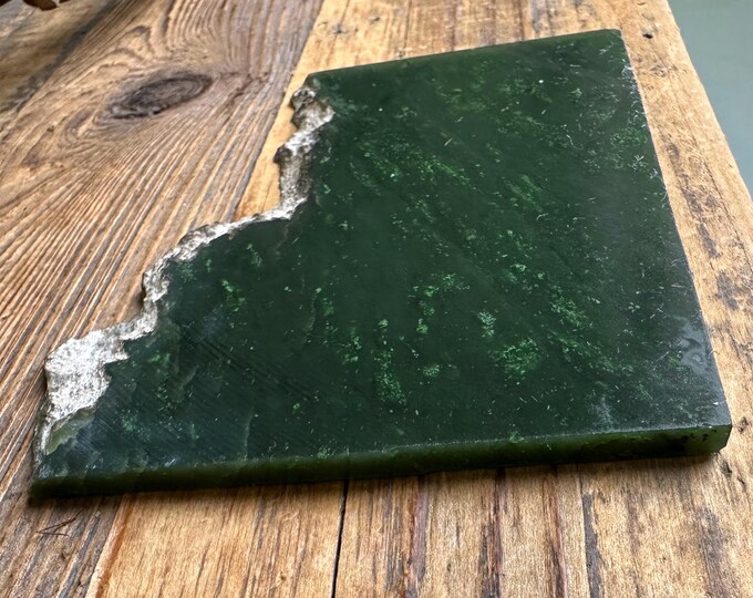 Rich Green Canadian Jade Slab - 115grams - Etsy
