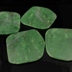 Canadian Nephrite Jade Coaster Set of 4 - Etsy