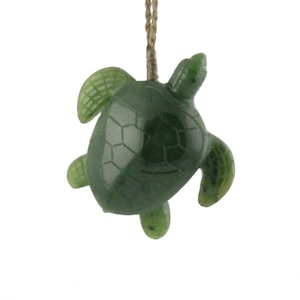Jade Turtle Pendant, Canadian Nephrite Jade (available in 2 Sizes) - Etsy
