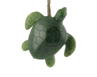 Jade Turtle Pendant, Canadian Jade 20mm - Etsy