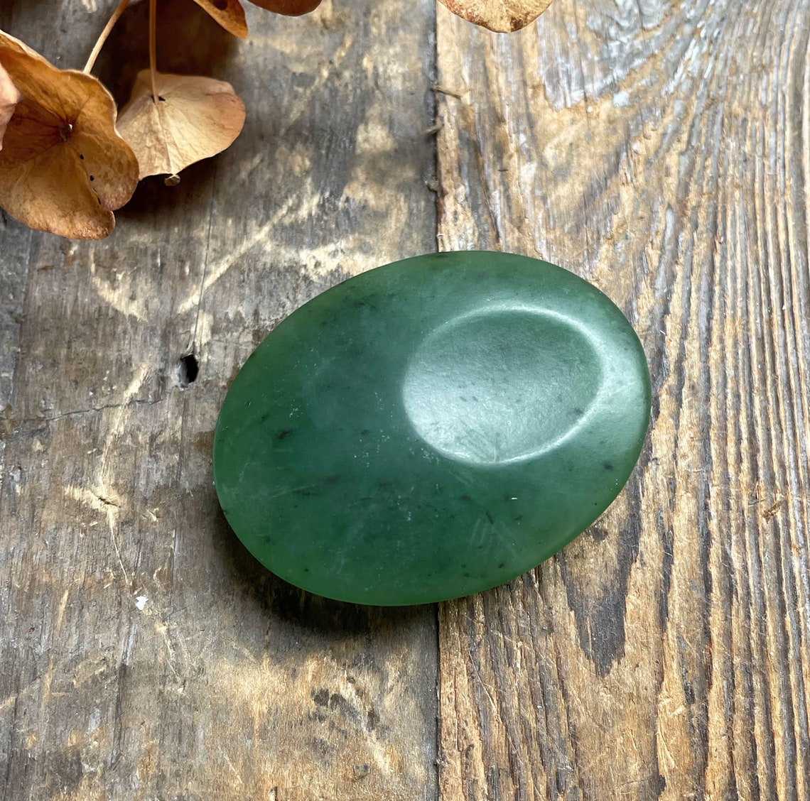 Green Jade Worry Stone. 1.75 Satin Finish - Etsy