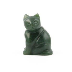 Canadian Nephrite Jade Cat, Sitting - Etsy