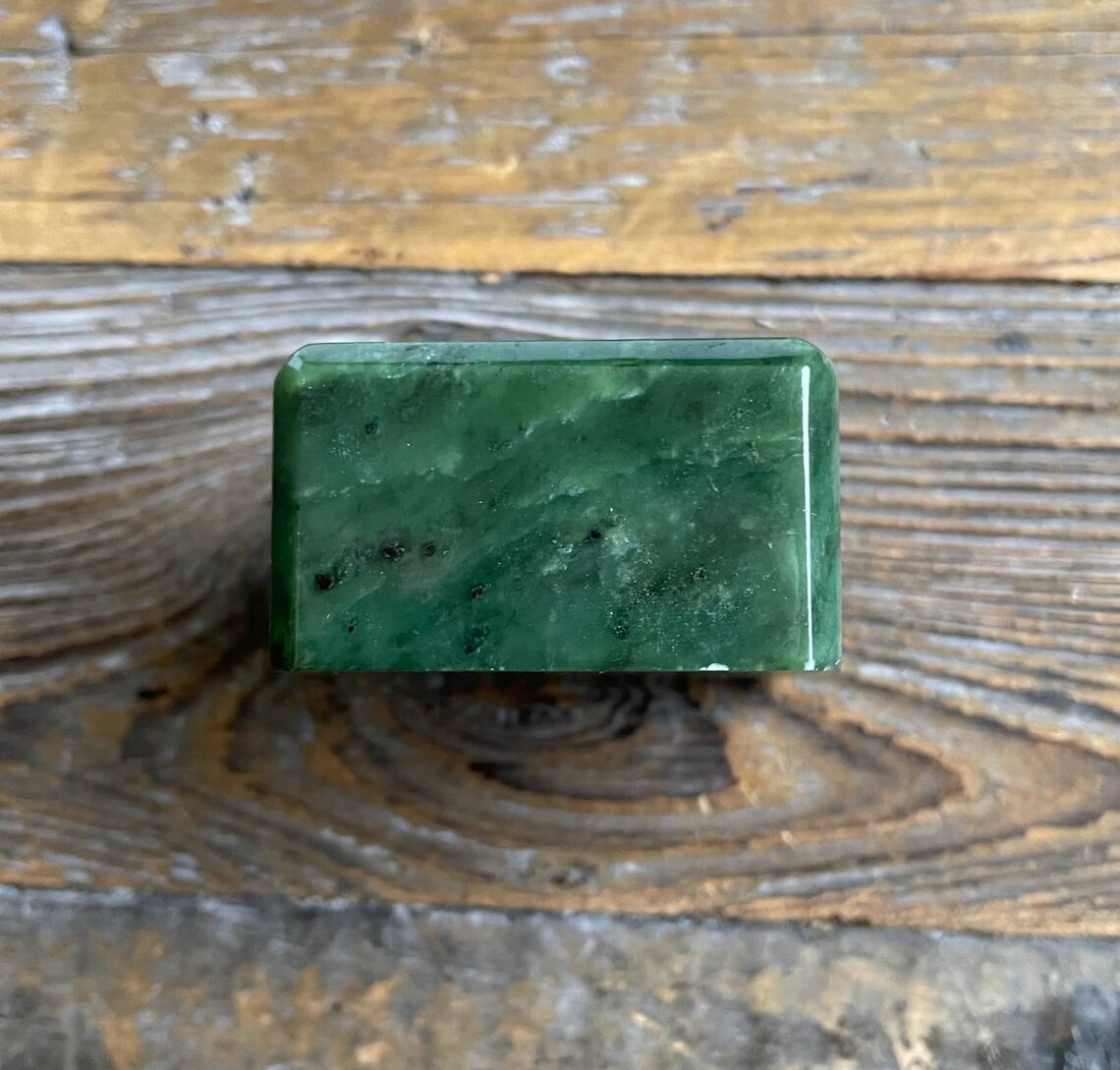 Canadian Jade Cube Specimen 1.75 - Etsy