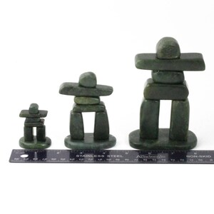 Canadian Nephrite Jade Carving, Inukshuk - Etsy