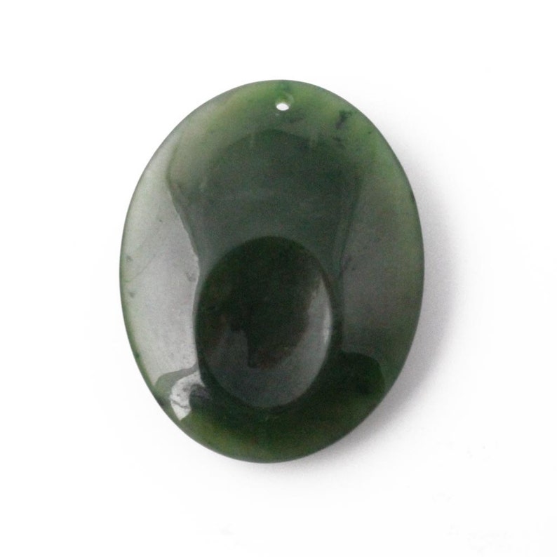 Canadian Nephrite Jade Worry Stone 2 With Hole - Etsy